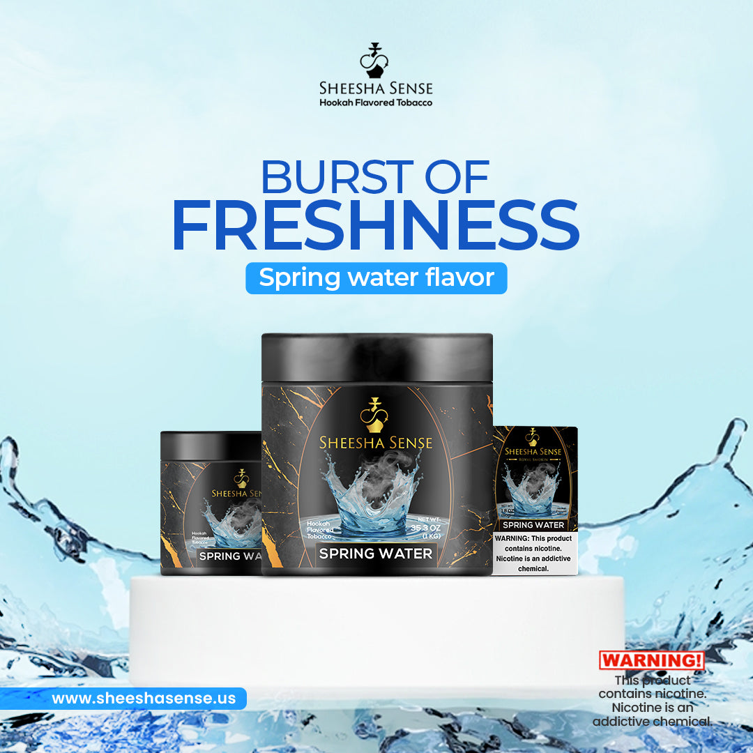 Spring Water Hookah Flavored Tobacco 1KG – Sheesha Sense